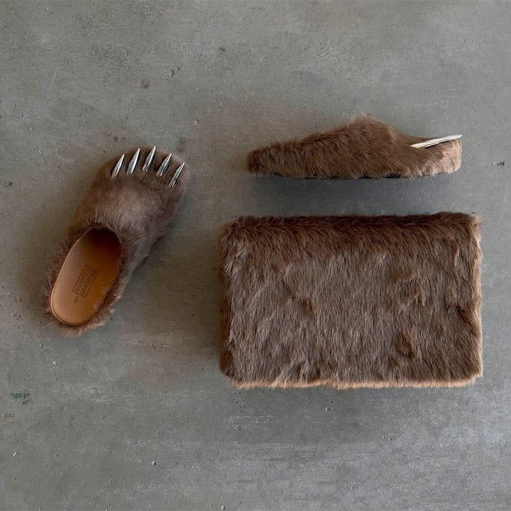 Brown Bear Claw Mules – Bravest Studios