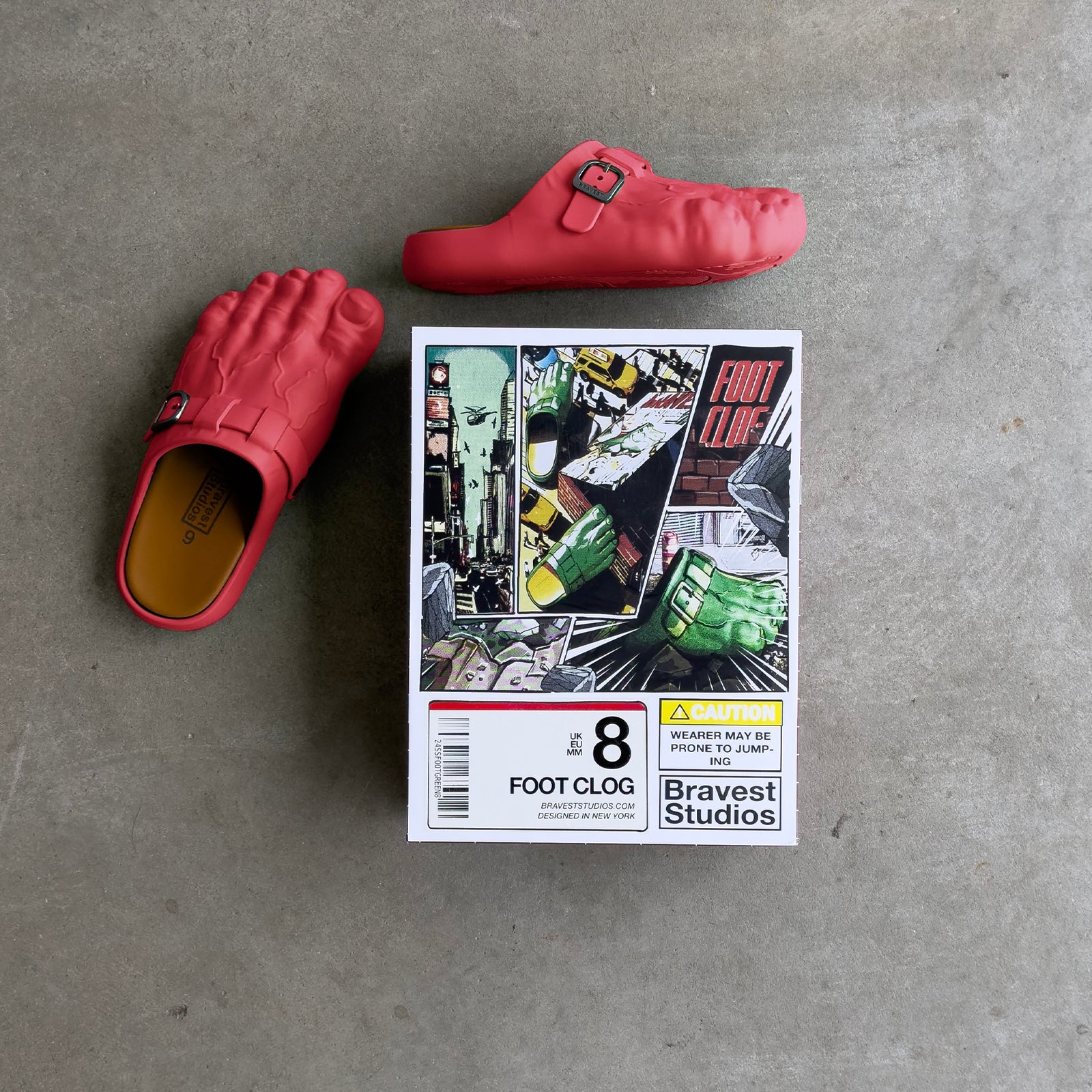 Red Foot Clogs – Bravest Studios