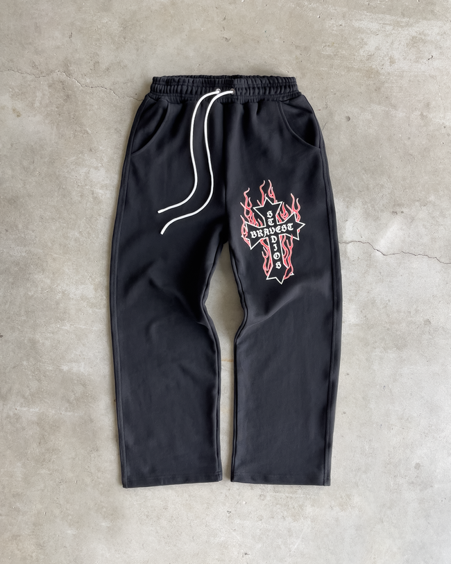 Red Eternal Sweatpants – Bravest Studios